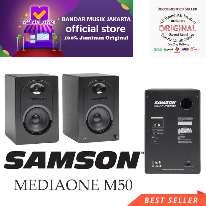 Promo Samson MediaOne M50 Powered Studio Monitors,BMJ Cicil 0% 3x ...