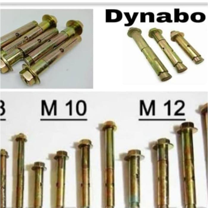 Jual Dynabolt / Dinabol /Baut Beton # M12x10cm - Jakarta Pusat ...