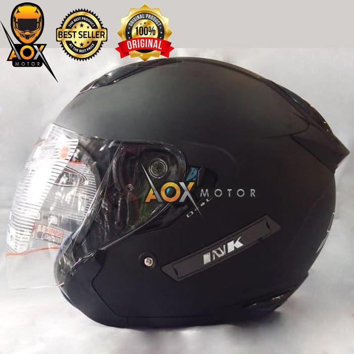 Jual Helm INK METRO 2 Black Matt/Doft Solid ORIGINAL Half Face (Ongkir ...