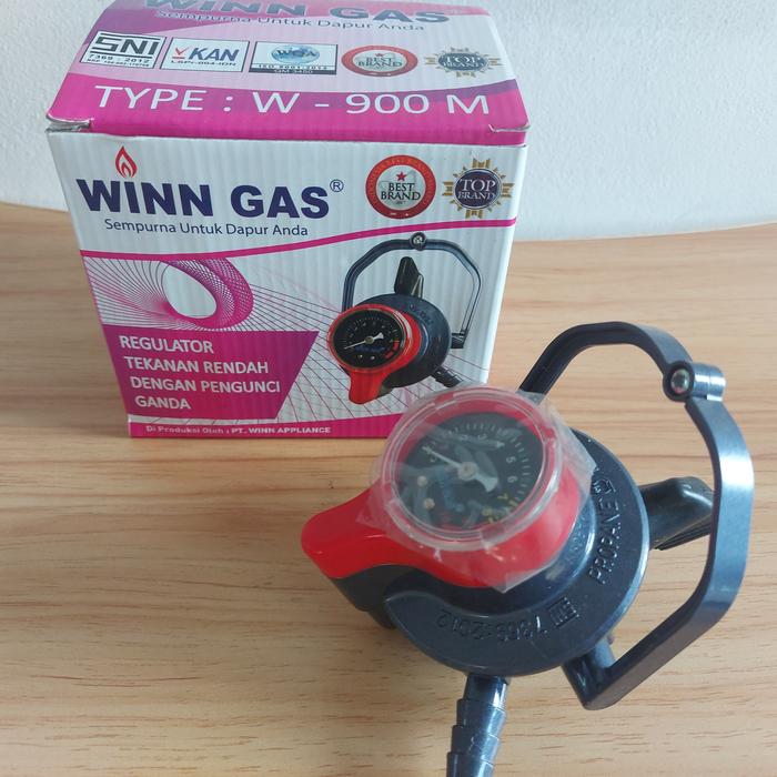 Jual Regulator Gas LPG Winn Gas W 900 M tekanan rendah pakai meter ...