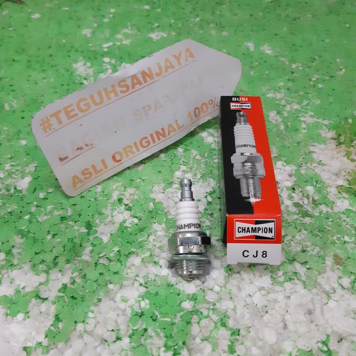 Jual Busi CJ8 Busi Mesin Potong Rumput 2 Tak Original Champion - Kab ...