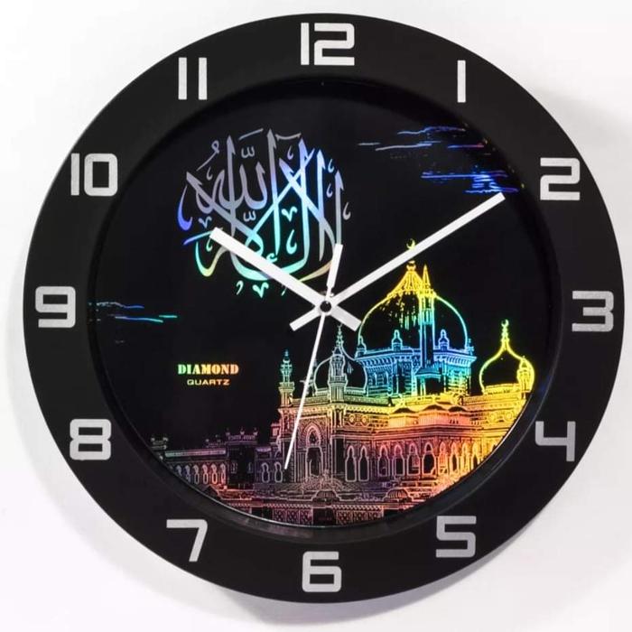 Jual Jam dinding kaligrafi diamond 233 - Gambar2, Mesin detakan - Kota ...
