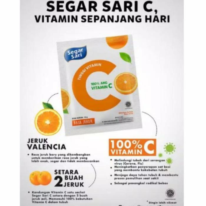 Jual segar sari 100% akg vitamin c 120g 10sachet@12g - Kota Bandung ...