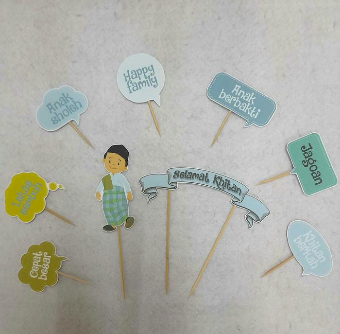 Jual Topper Cake Khitan Hiasan Kue Sunat - Jakarta Barat - Pinkieface ...