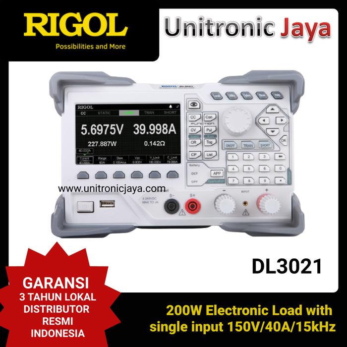 Jual Rigol DL3021 Programmable DC Electronic Load Single Channel, 150V ...