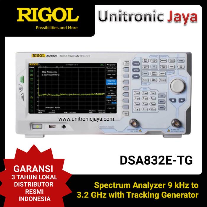 Jual RIGOL DSA832E-TG 3.2GHz Spectrum Analyzer With Tracking Generator - Kota Bandung ...