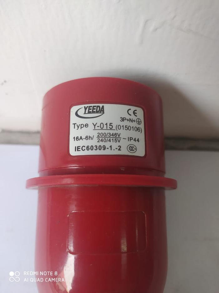 Jual Yeeda Connector Industrial Socket type Y-015 Male 5 kaki - Jakarta ...