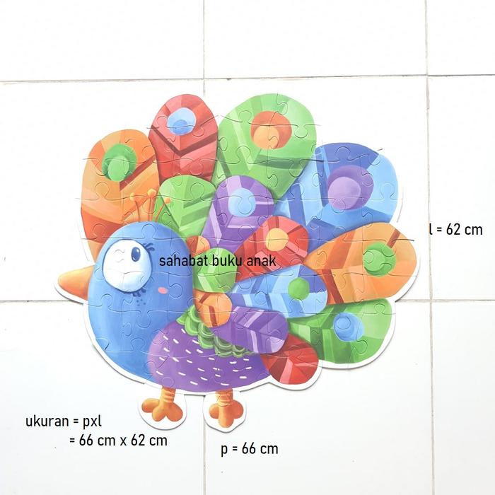 Jual Puzzle Jumbo Raksasa Seri Merak Di Seller Velvet Store ...