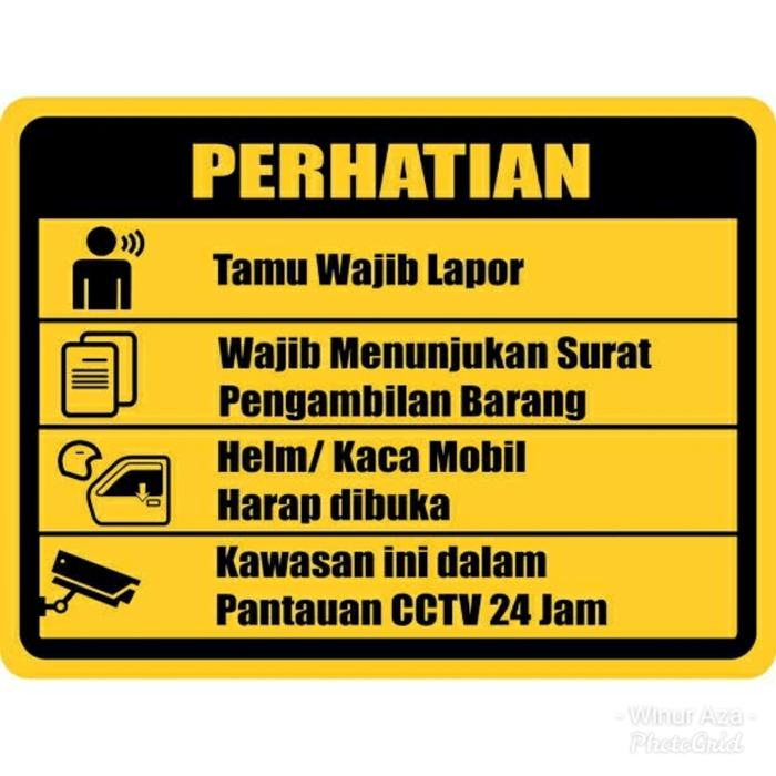 Jual Custom Rambu Lalu Lintas Ukuran 90x60 cm - Kota Tangerang - Jual ...