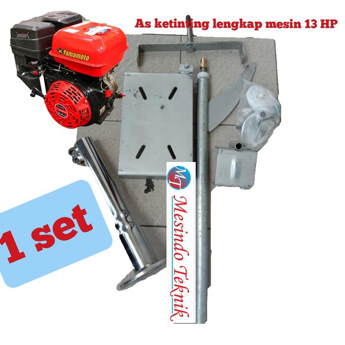 Jual AS KETINTING LONGTAIL DENGAN MESIN GX-390L 13HP PUTARAN LAMBAT ...