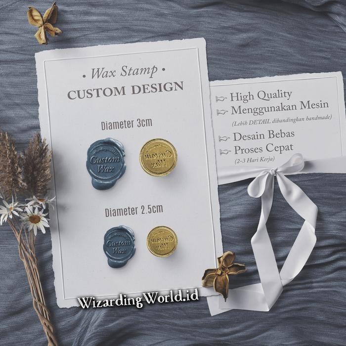 Jual CUSTOM Wax Seal Stamp Stempel Segel Lilin Surat Vintage Sealing ...