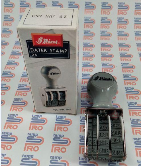 Jual Stempel Shiny Tanggal / Dater Stamp Manual - D-5 (3mm) - Kab ...