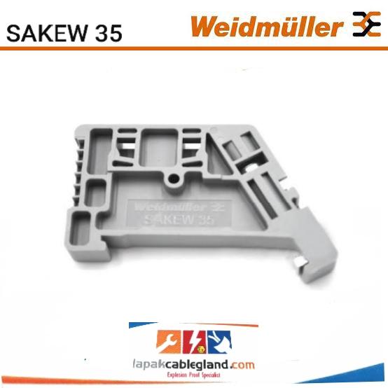 Jual End Stopper Bracket WEIDMULLER SAKDU EW35 EW 35 abu grey ori ...