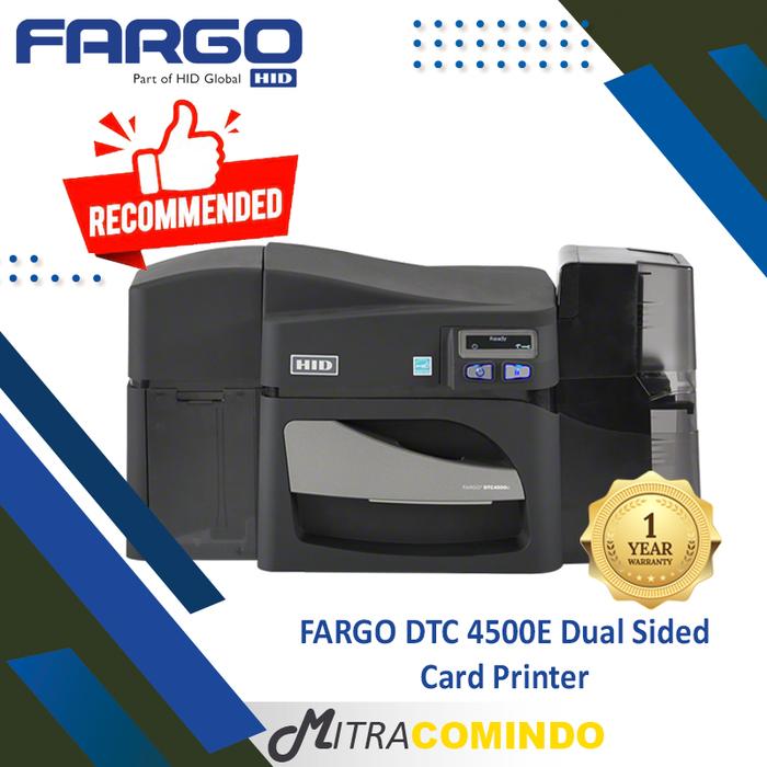 Jual Printer Cetak Id Card 2 sisi Fargo DTC 4500 E Dual Side - Jakarta ...