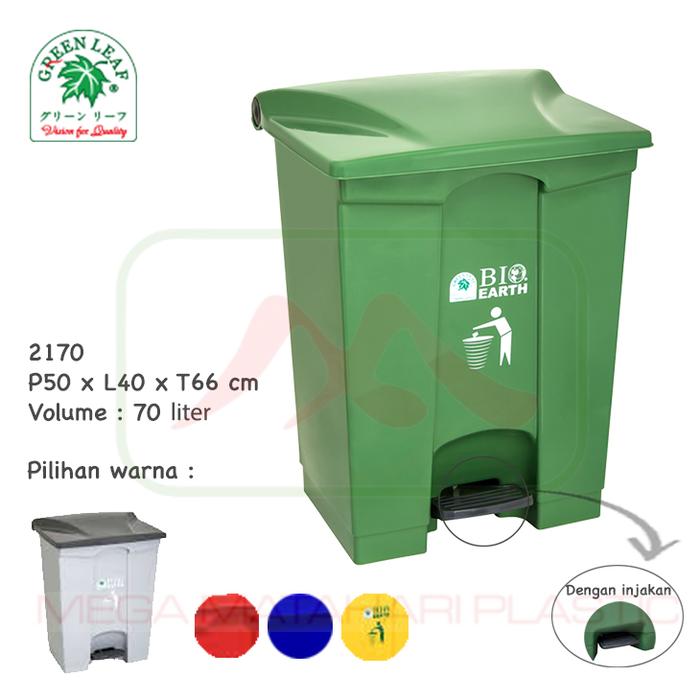 Jual Tempat Sampah Injak / Pedal Dustbin BIO 70 Ltr 2170 Green Leaf - Jakarta Barat - Matahari ...