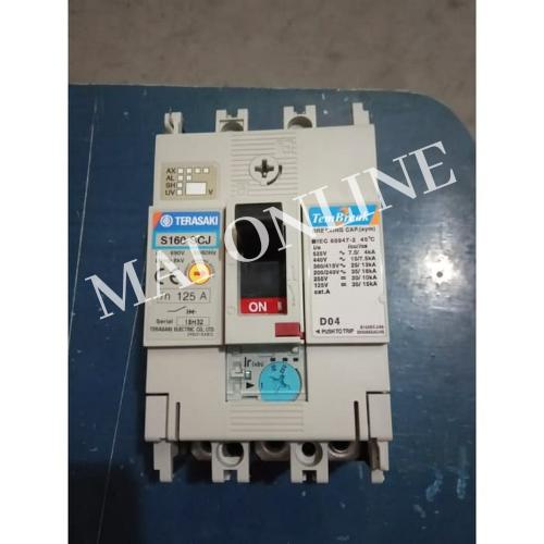 Jual MCB MCCB 3P 125A S160SCJ 125 A TERASAKI JEPANG SCHNEIDER ABB CHINT - Kab. Tangerang ...