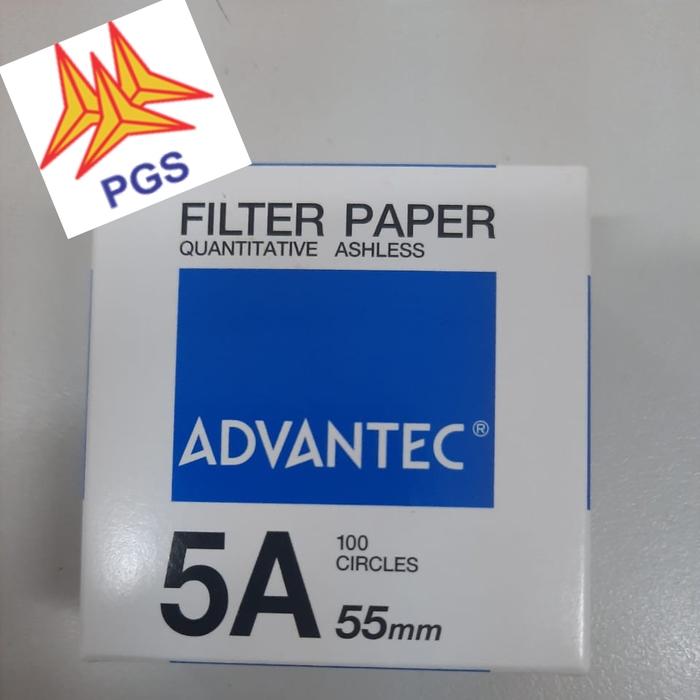 Jual Advantec Filter Paper Quantitative No 5A diameter 55mm - Jakarta ...