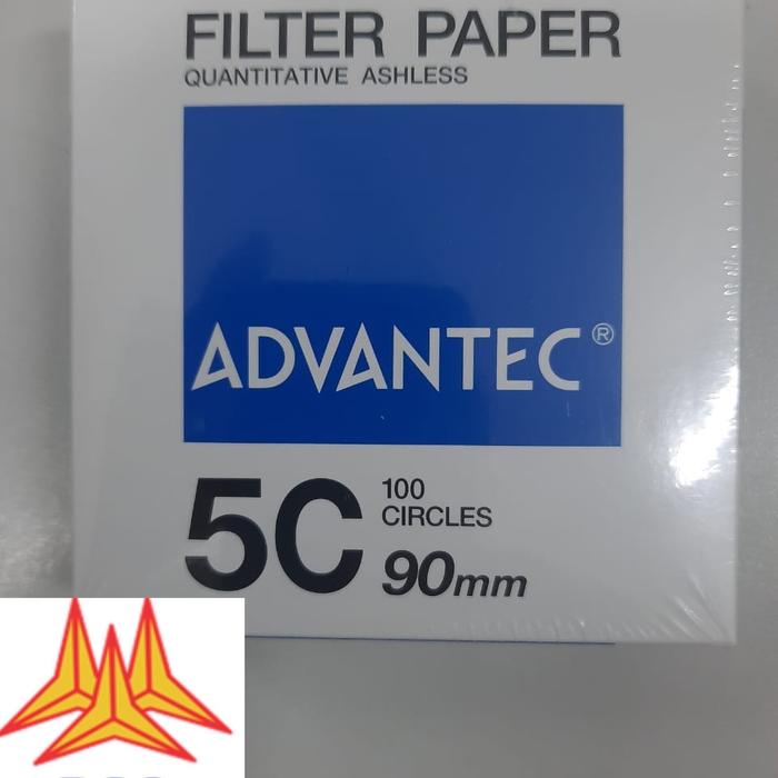 Jual Advantec Filter Paper Quantitative No 5C diameter 90mm - Jakarta ...