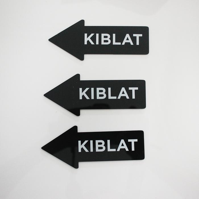 Promo Sign Panah Kiblat Signage | Sign Board Akrilik Printed - Jakarta ...