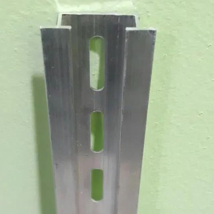 Jual Din Rail omega Rel Mcb 2 Fungsi Alumunium Rell FORT PANEL ...