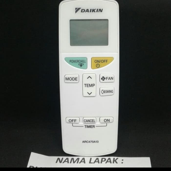 Jual REMOTE REMOT AC DAIKIN ARC470A13 ORIGINAL ASLI - Jakarta Timur - ROHMI REMOTE | Tokopedia