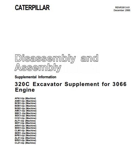 Jual Dissassembly and Assembly Excavator CAT 320C versi pdf - Kota ...