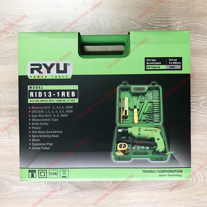 Jual Paket Mesin Bor Tembok RYU RID 13-1 REB / Mesin Bor Beton RYU ...