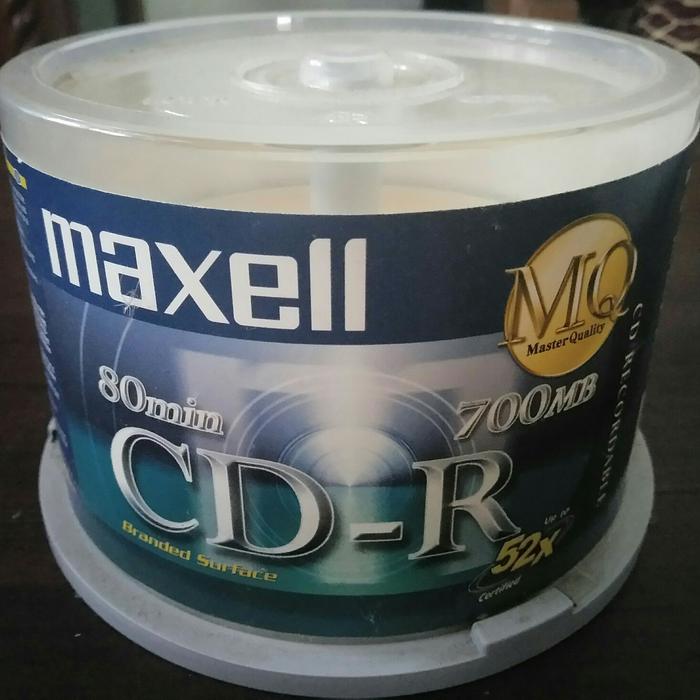 Jual CD-R Maxell 700 MB | CD R kosong | CD Kosong | Blank CD R - Kab ...