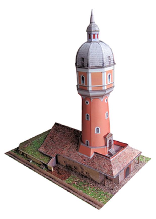 Jual DIY Papercraft Pola Diorama Menara air Neu-Ulm - Kota Bandung ...