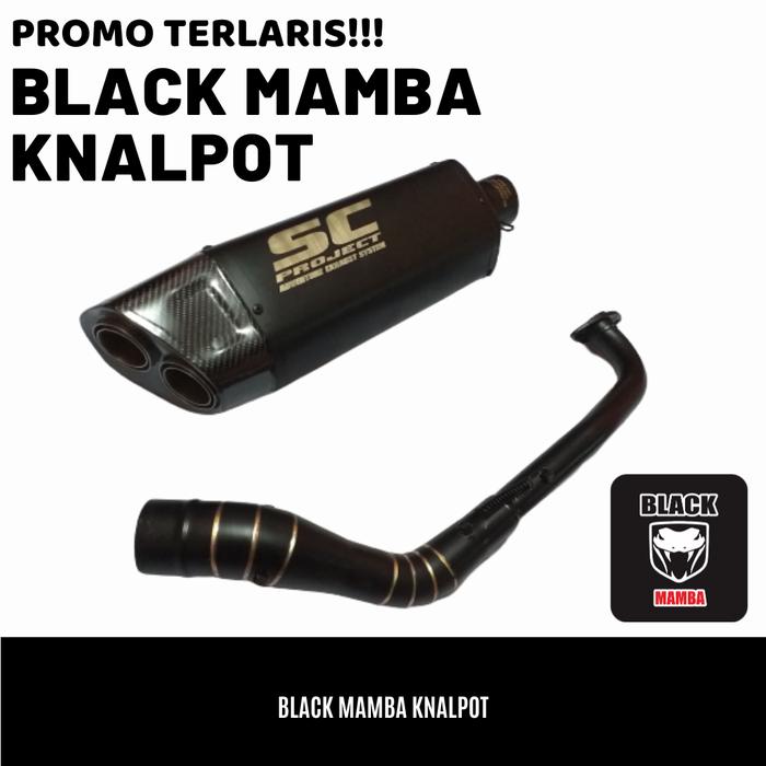 Jual Knalpot SC Project Adventure Black Doff Nmax Aerox Vario PCX Beat ...