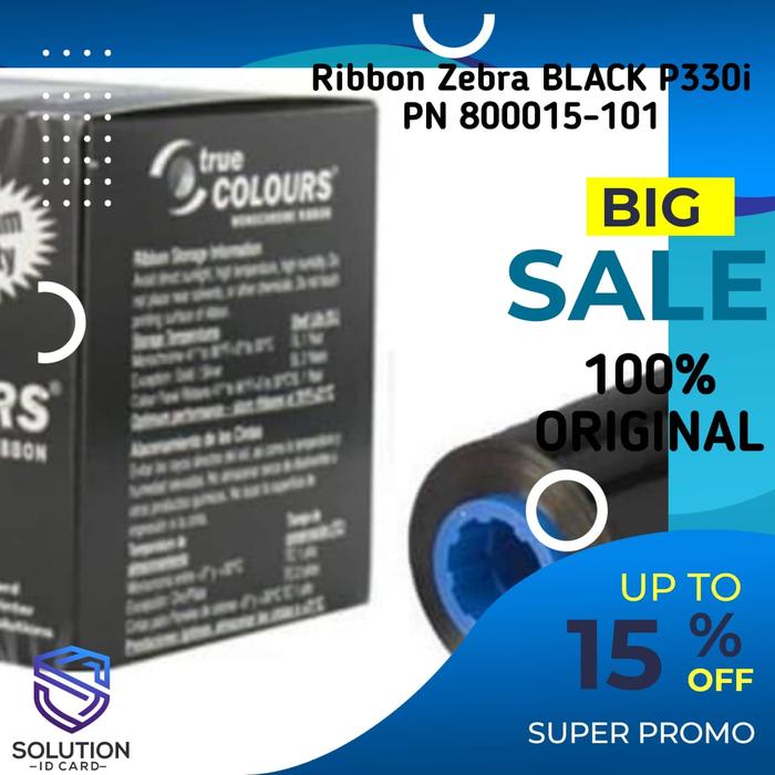 Jual ribbon zebra black p330i p430i pn 800015-101 - Jakarta Utara ...