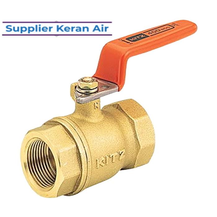 Jual 1 1/2 inch ball valve kitz kuningan - Jakarta Barat - Supplier keran air | Tokopedia