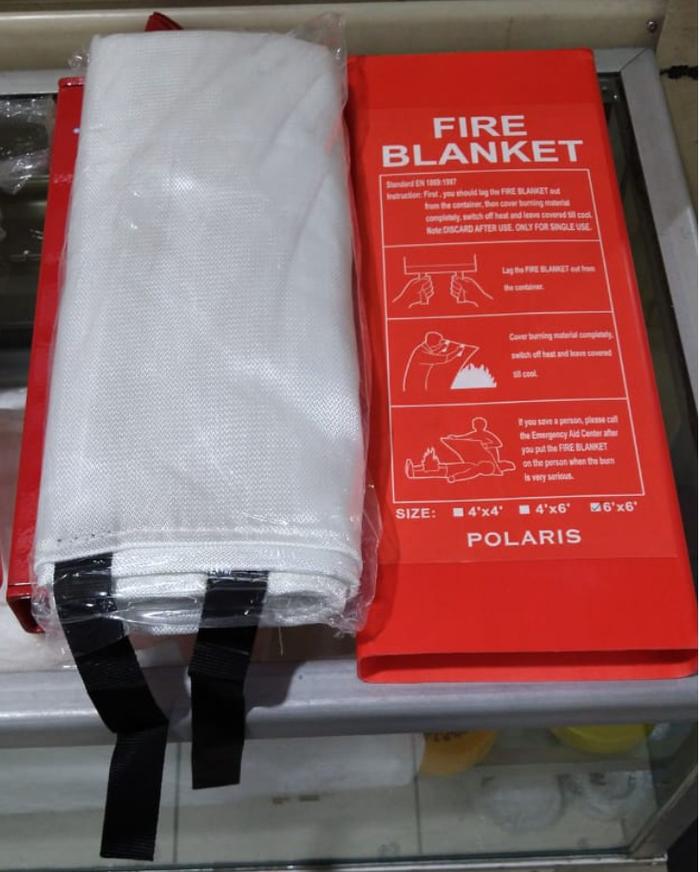 Jual selimut api fire blanket panjang 1,2 Mtr x lebar 1,8 Mtr ...