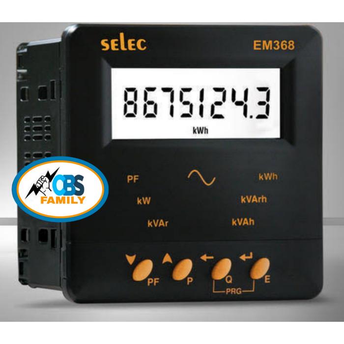Jual Digital KWH ( Energy ) Meter 3P merk Selec type EM368CCU - Jakarta ...