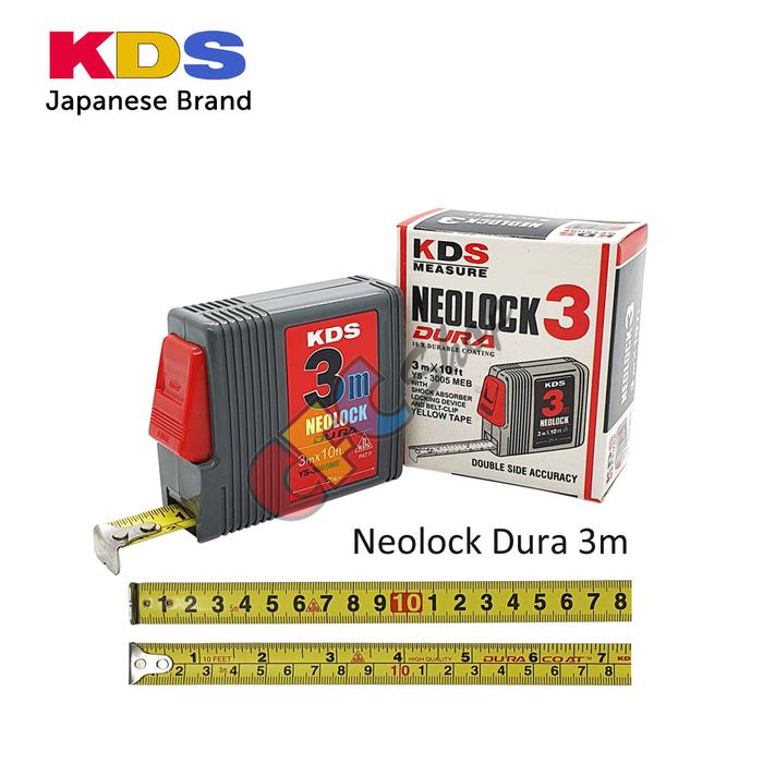 Jual Meteran KDS Neolock Dura 3m / KDS MEASURING TAPE - Jakarta Barat ...