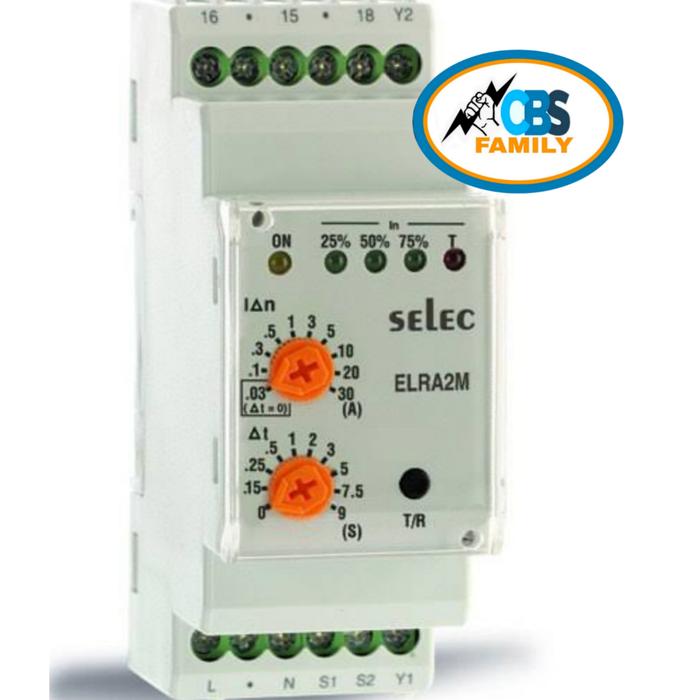 Jual Analog Earth Leakage Relay merk Selec type ELRA2M2 - Jakarta Pusat ...