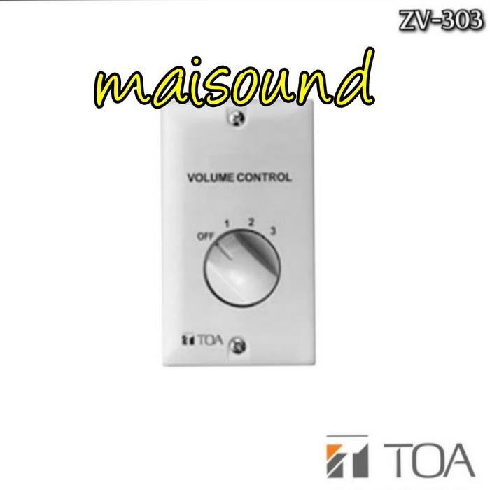 Jual VOLUME CONTROL TOA ZV 303 30 WATT ATTENUATOR TOA ZV303 ORIGINAL ...