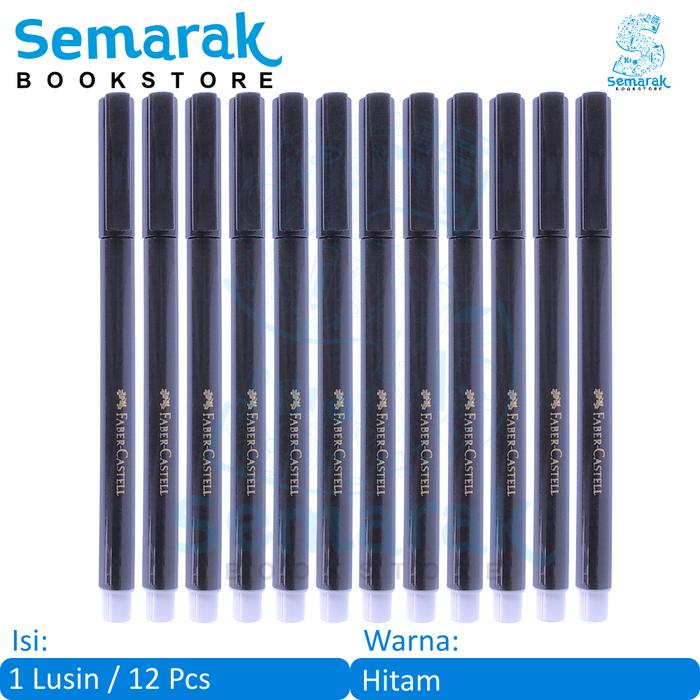 Jual Spidol Kecil Faber Castell Marking Pen - Hitam / Biru [1 Lusin ...