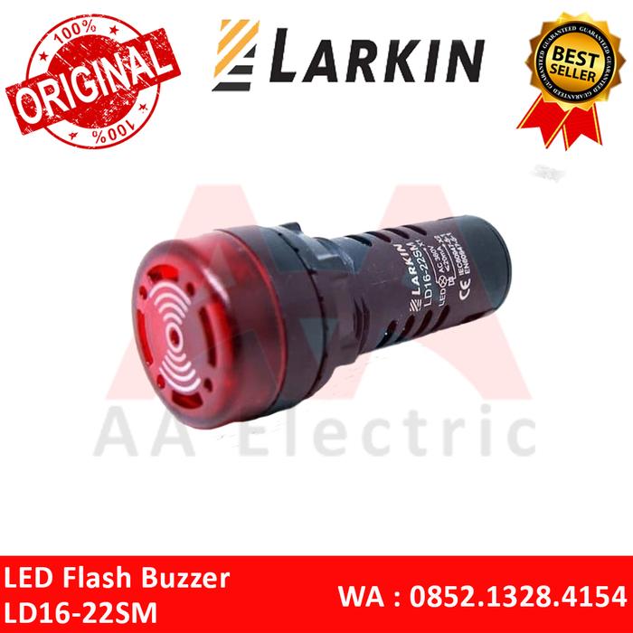 Jual LED Flash Buzzer Alarm LD16-22SM 220V Beeper Pilot Lamp LARKIN ...