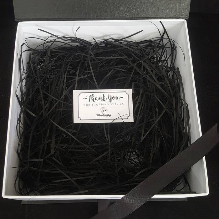 Jual Shredded Paper kertas potongan isian gift box kotak kado - Hitam ...