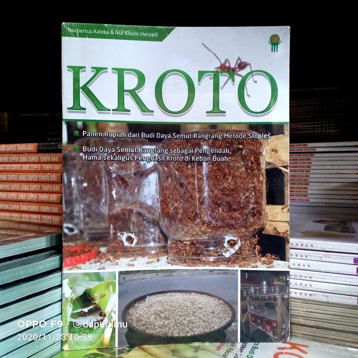 Jual Buku Kroto Panen Rupiah Dari Budi Daya Semut Rangrang Metode ...