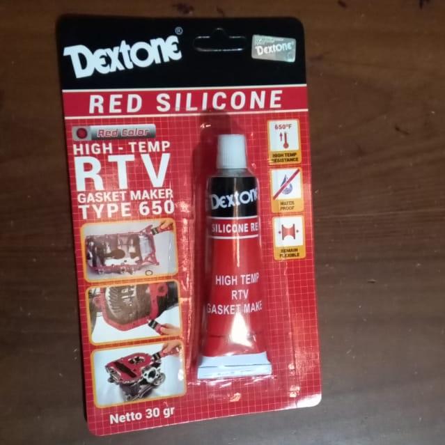 Jual LEM GASKET SEALANT SILIKON DEXTONE RED SILICONE 30 GRAM TAHAN ...