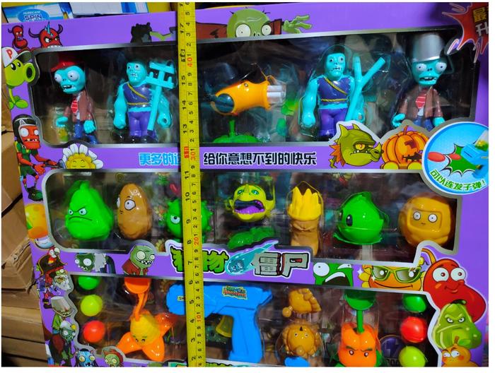 Jual Mainan Anak Zombie Vs Plant Tembak Boneka Zombies Edukasi Belajar ...