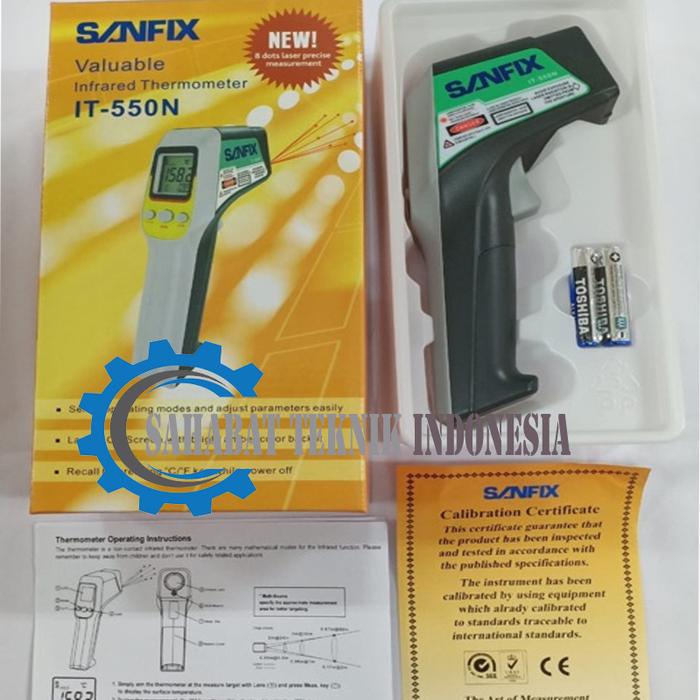 Jual PROMO SANFIX IT-550N Infrared Thermometer - ORIGINAL SANFIX ...