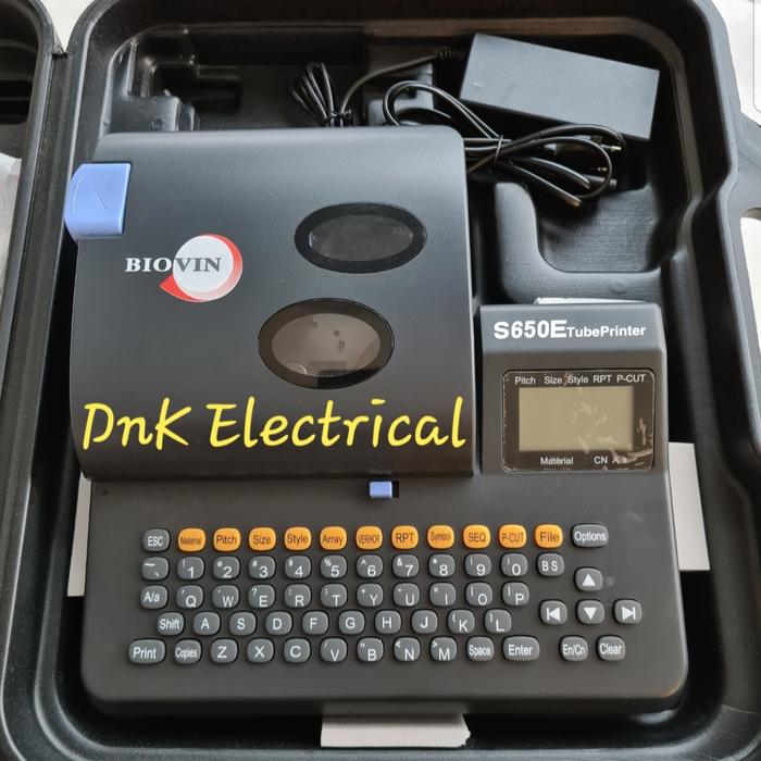 Jual Marking Tube/Labels Mesin/Marker Tube Printer BIOVIN S650E ...
