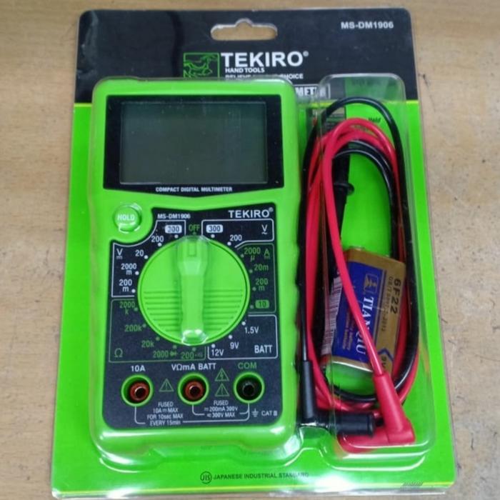 Jual TEKIRO COMPACT DIGITAL MULTIMETER / MULTI TESTER / AVO METER ...