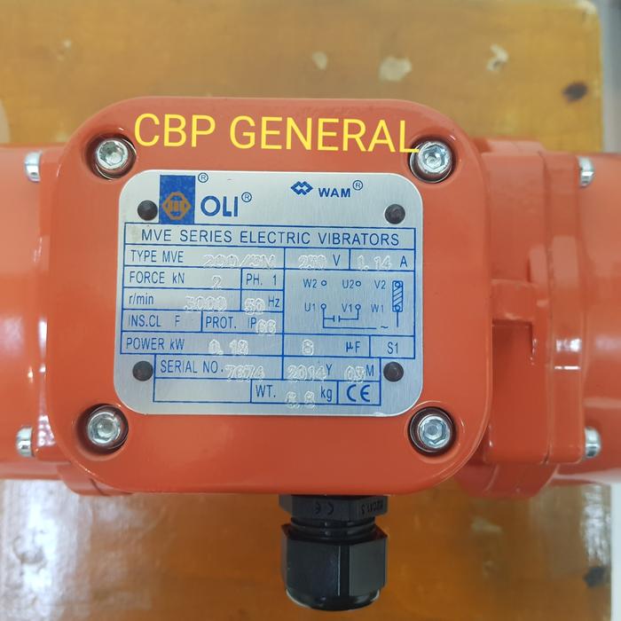 Jual Oli Vibrator MVE 200/3M 1Phase 3000rpm 50hz 220v - Jakarta Utara - CBP General | Tokopedia