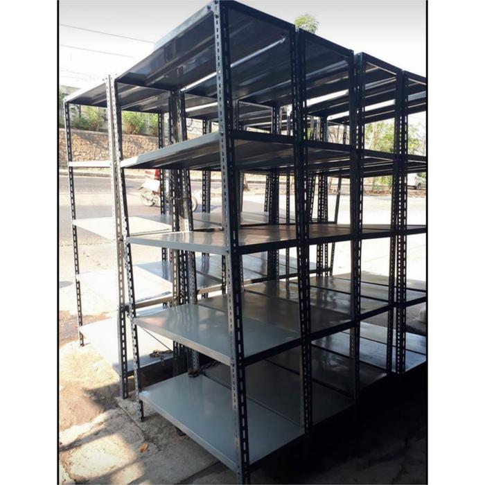 Jual Rak besi siku ukuran 120 x 40 x 200 CM 7susun - Jakarta Timur ...