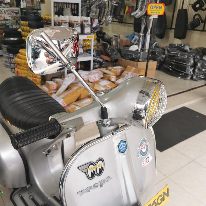 Jual Spion FAR Chrome Original made in italy Vespa super sprint PTS PX ...