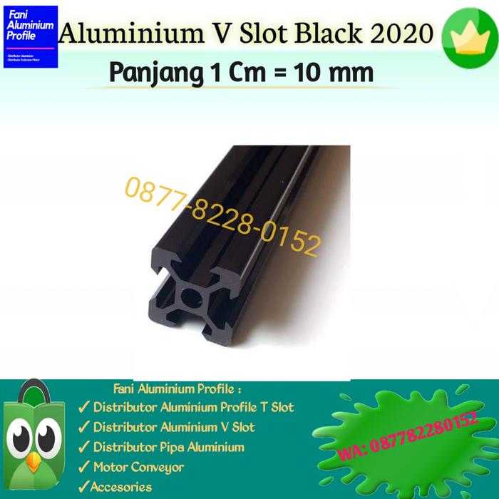 Jual V Track Wheel V Slot 2020 panjang 1 cm = 10 mm - Kab. Bekasi - Fani Aluminium Profile ...